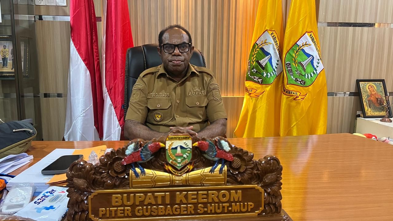 Bupati Keerom, Piter Gusbager Pastikan Pastikan APBD Keerom Tahun 2026 ...