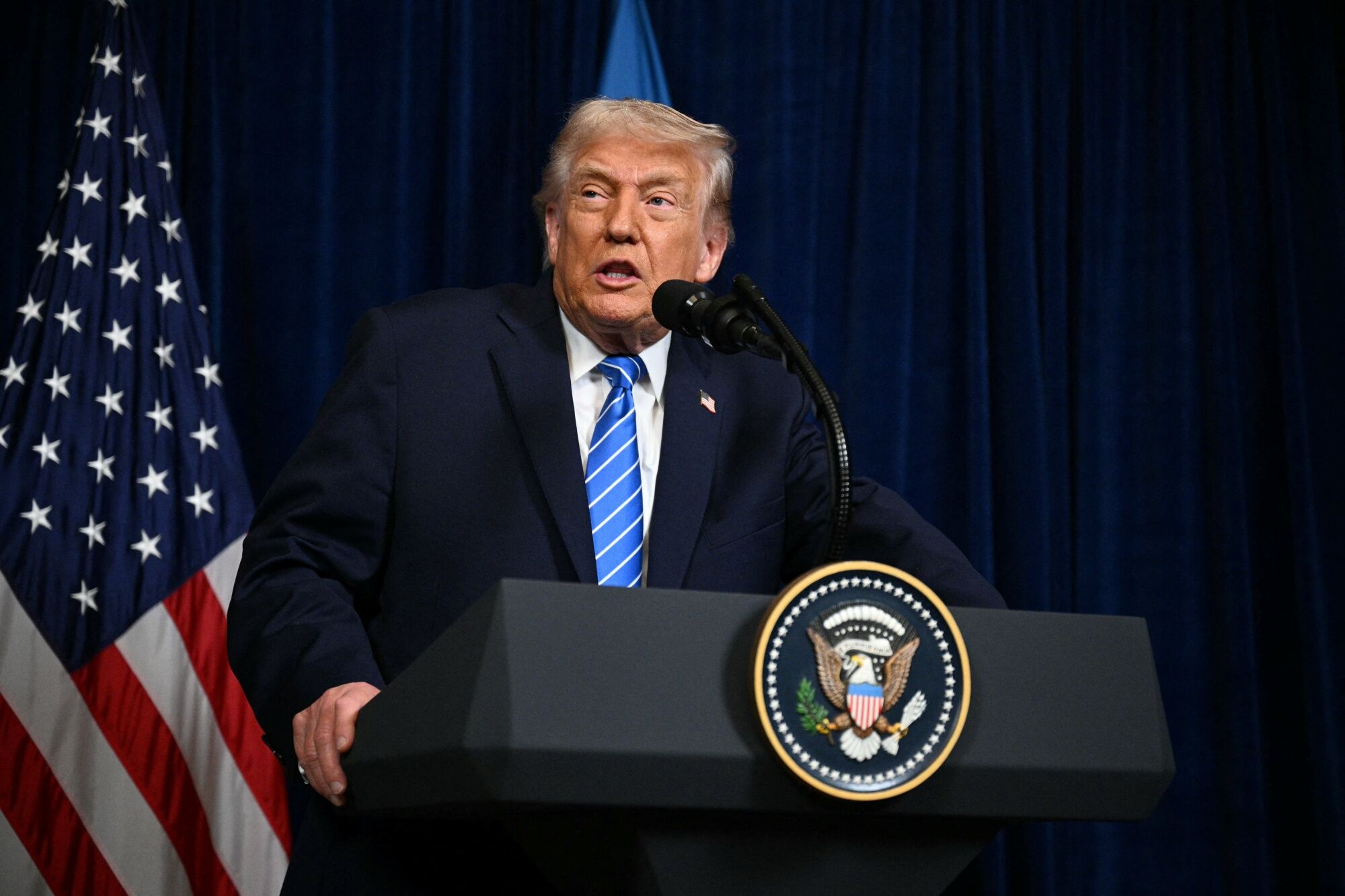 Trump says US forces struck narcotics loading docks in Venezuela