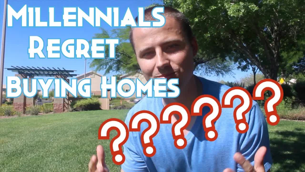 Here's why: 63% of millennials regret buying a home