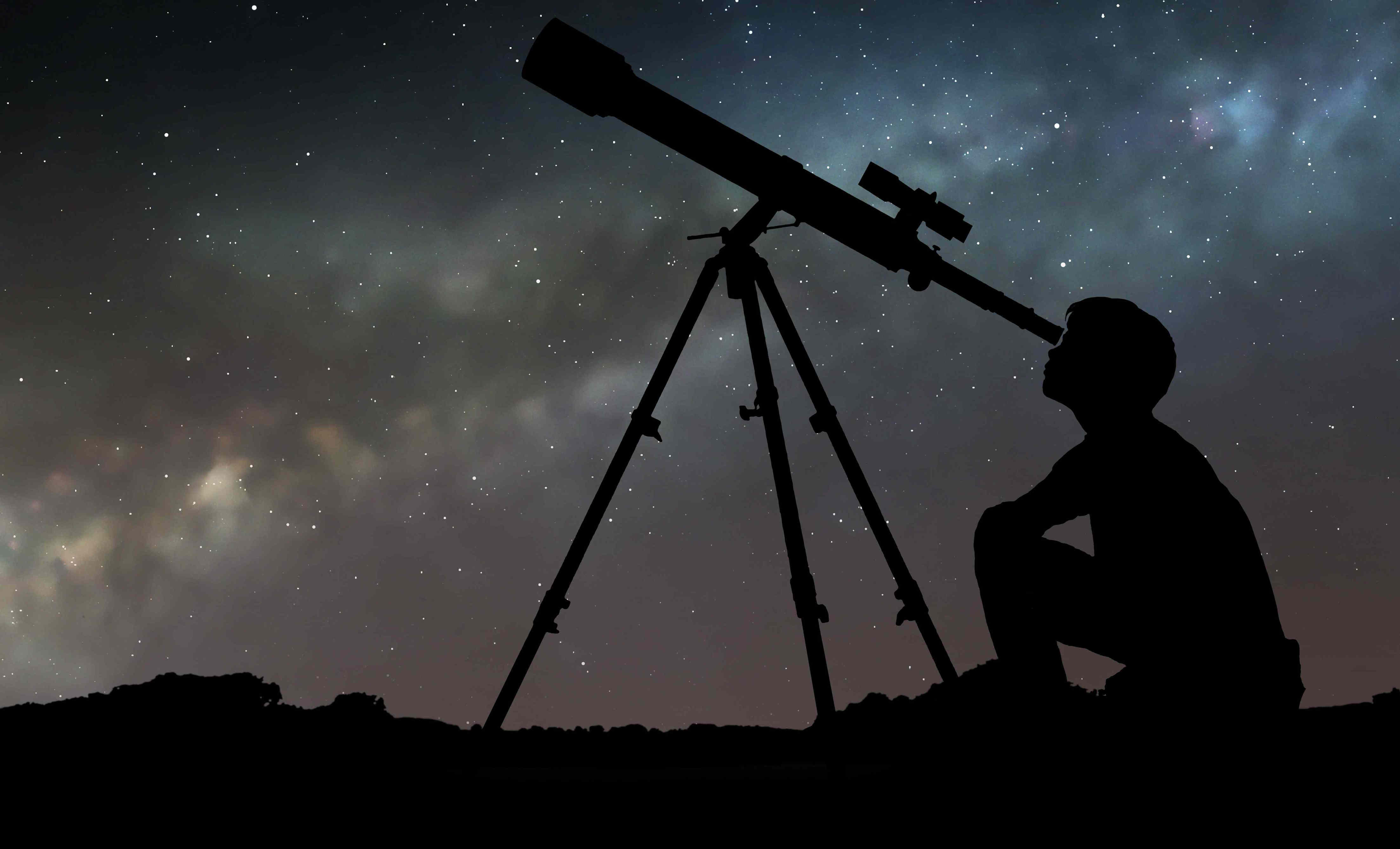 You can check out a telescope from the library—here's how