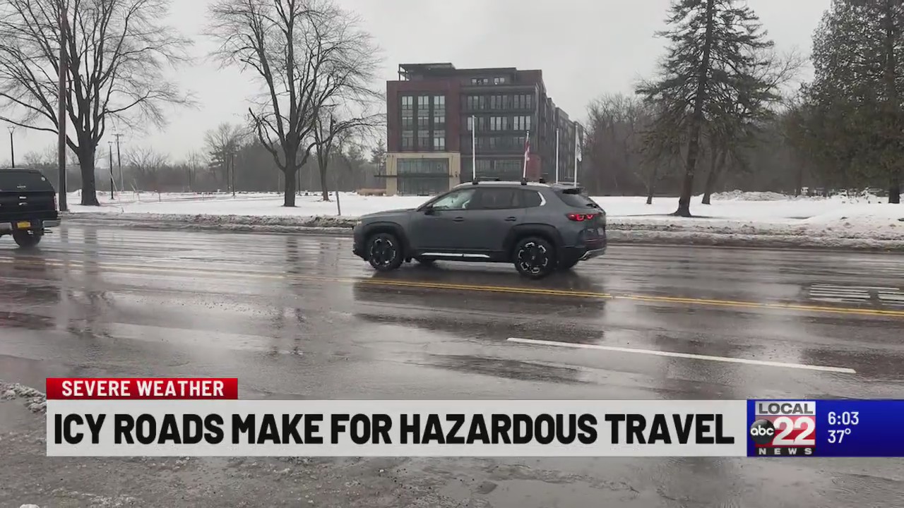 Hazardous travel Monday; state of emergency in NY