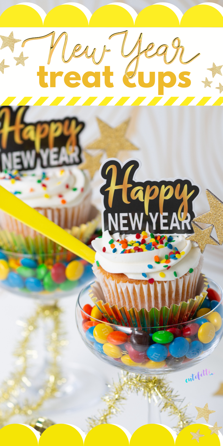 Celebrate 2026 with New Year’s cupcake candy cups