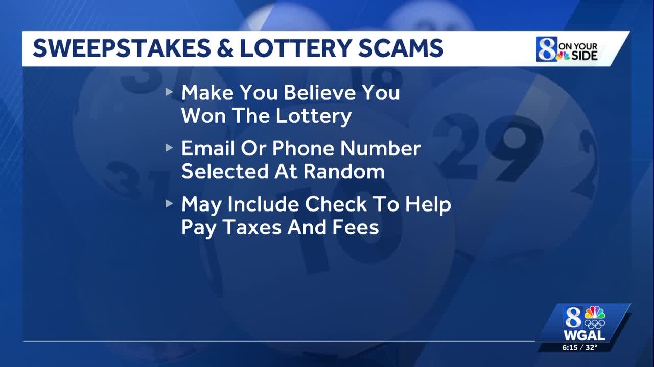 Sweepstakes and lottery scams are some of the most common scams of 2025