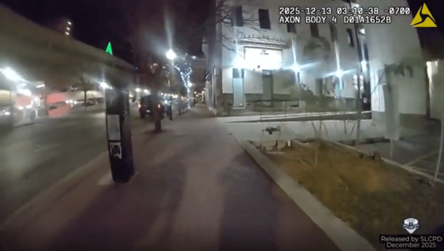 Watch: Body camera footage shows officers running towards gunshots in ...