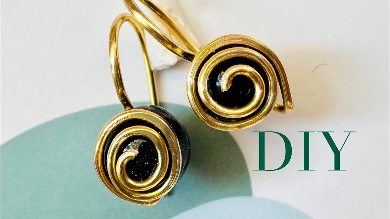 Quick and easy DIY earrings tutorial