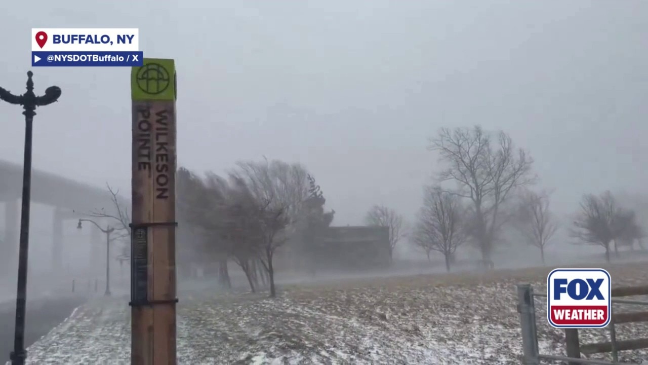 Fierce snow and winds in upstate New York