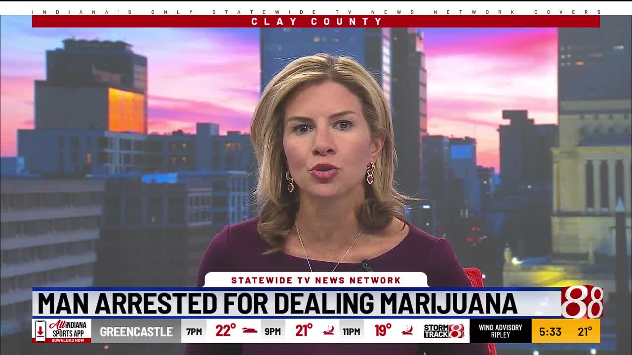 Man arrested for dealing marijuana