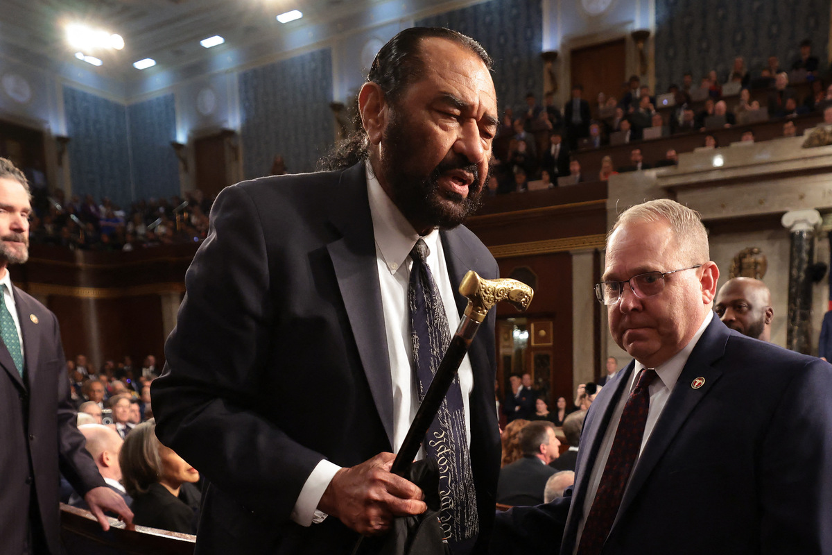 Al Green fires back after being censured over Trump protest: "# ...