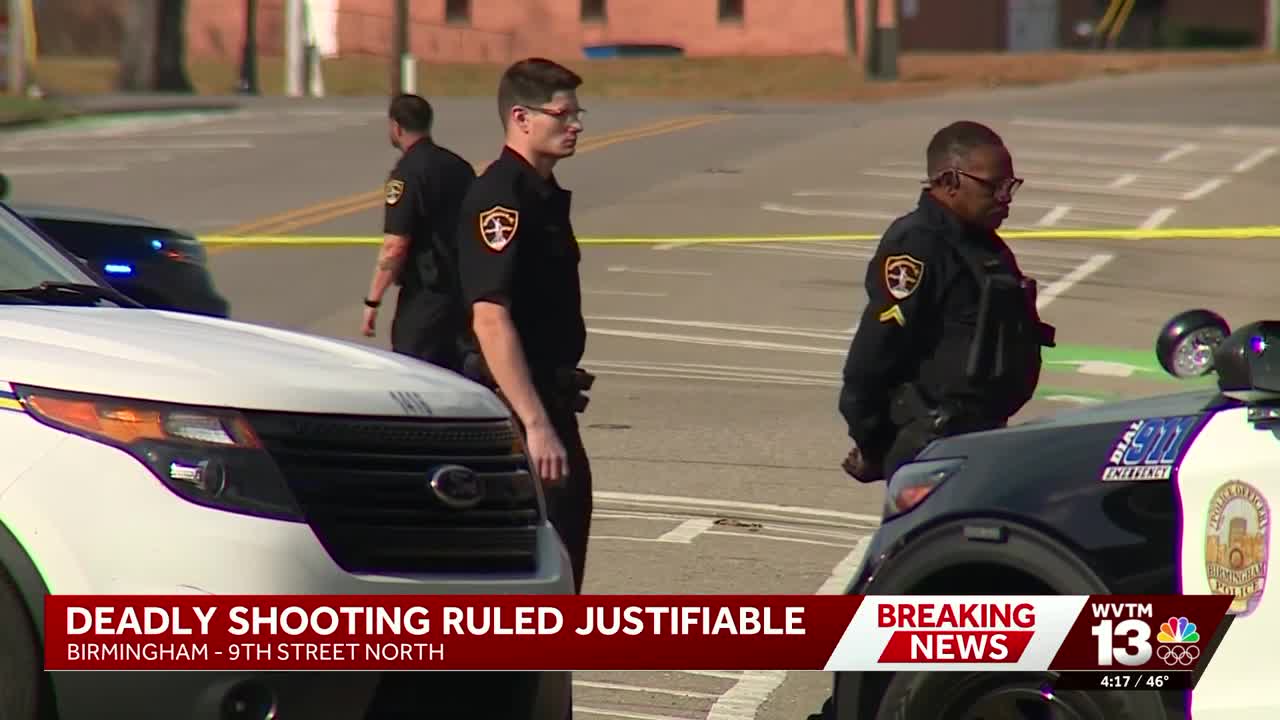 Birmingham shooting that killed a man on Christmas Eve ruled justifiable