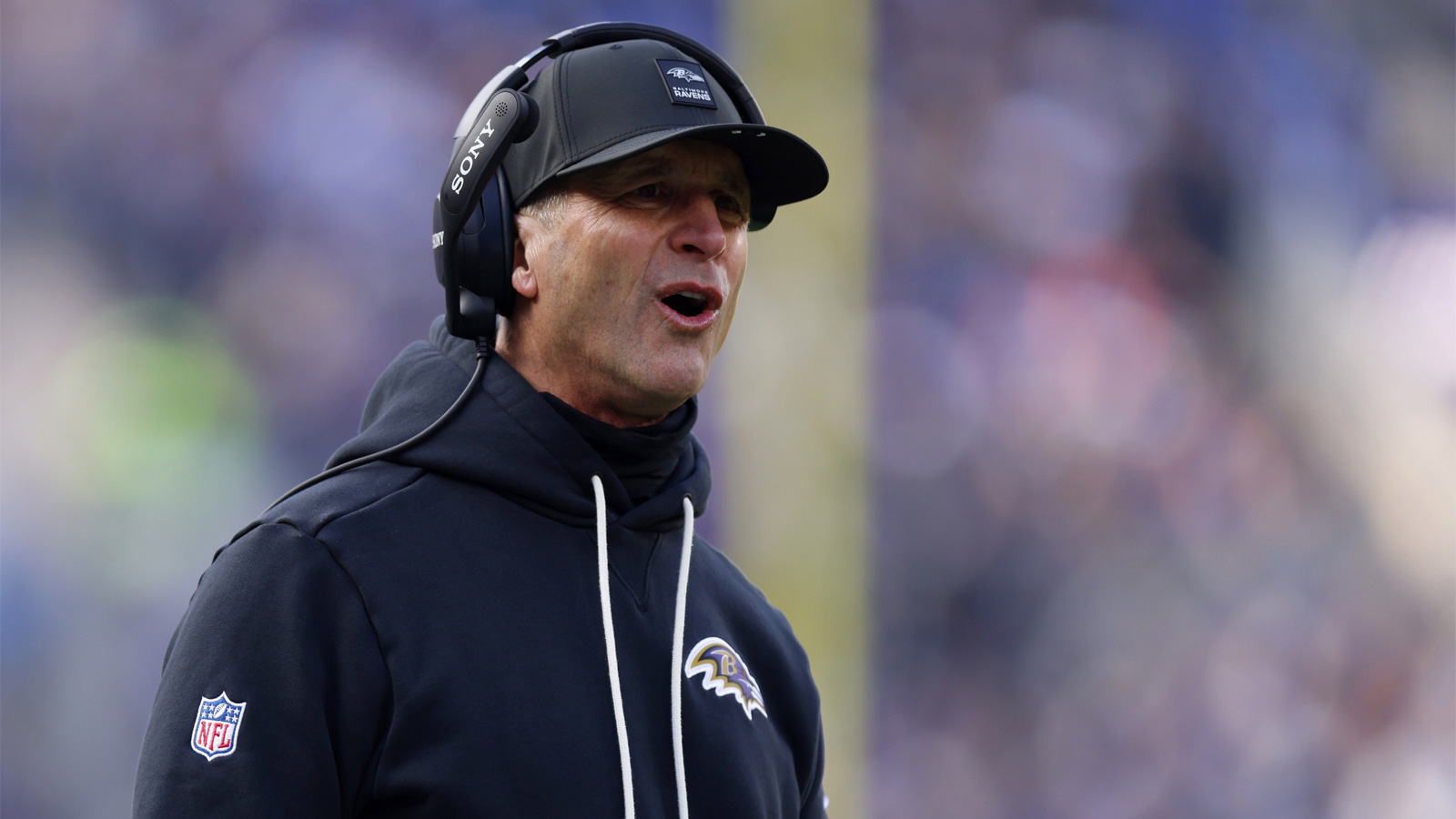 Ravens’ John Harbaugh describes ‘raucous’ scene celebrating Browns win
