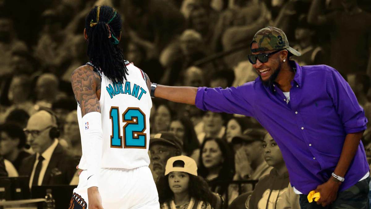 Ja Morant's dad escorted by security after confronting heckling Wizards ...