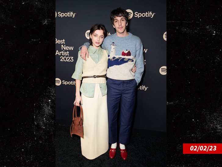 Dakota Johnson and Role Model seen getting cozy together at dinner in LA