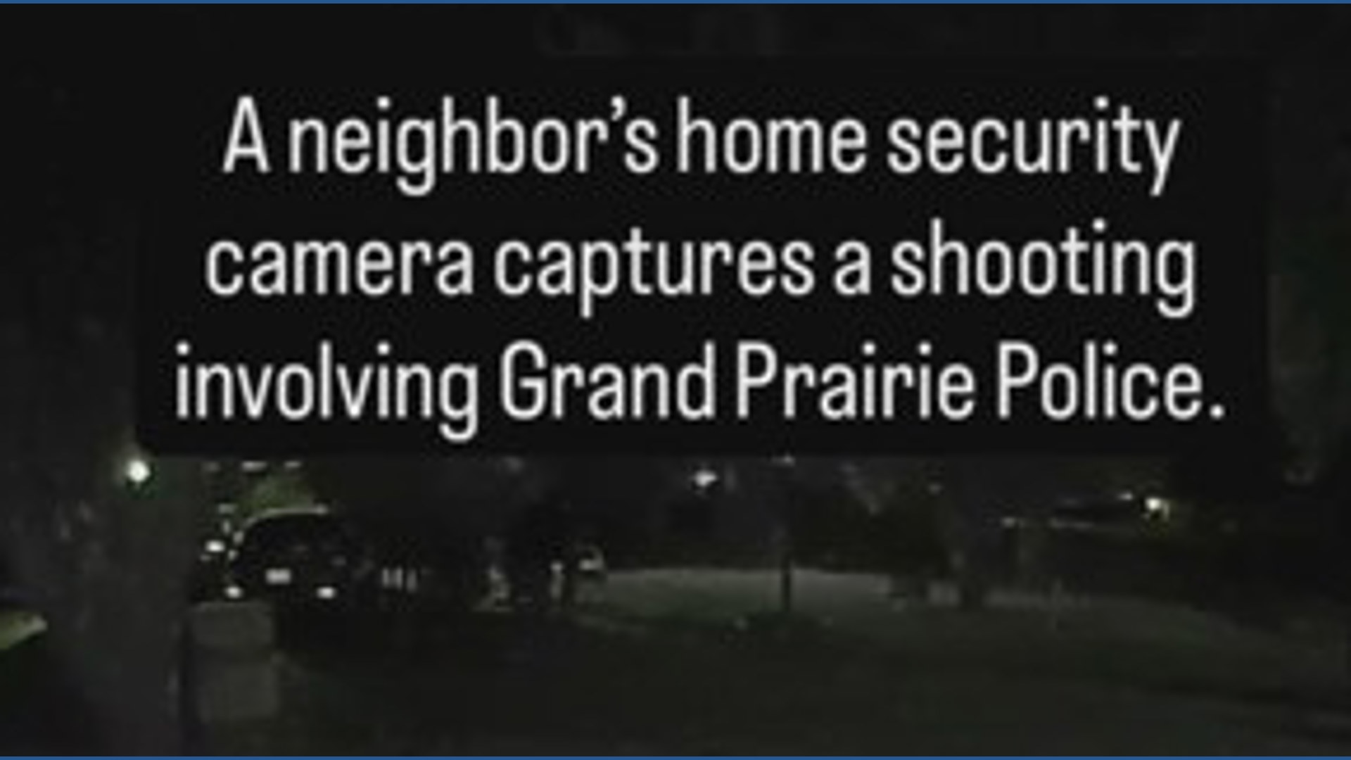 Grand Prairie standoff ends in gunfire