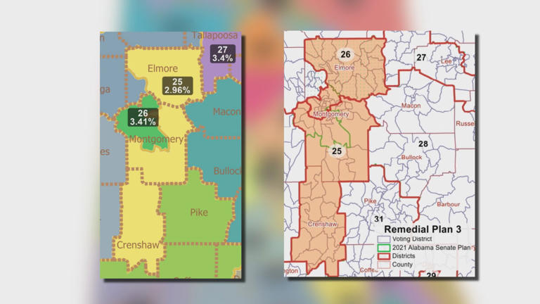 Alabama lawmaker running for different district after state senate map ...