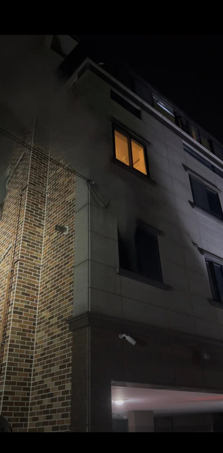 Daegu multi-family housing fire injures two, evacuates ten