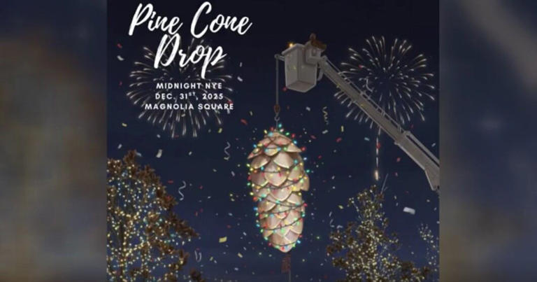 Blountstown’s first annual New Year’s Eve pinecone drop