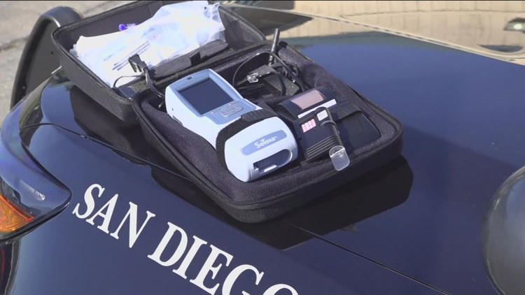Device allows San Diego police to test drivers for drug use at traffic ...