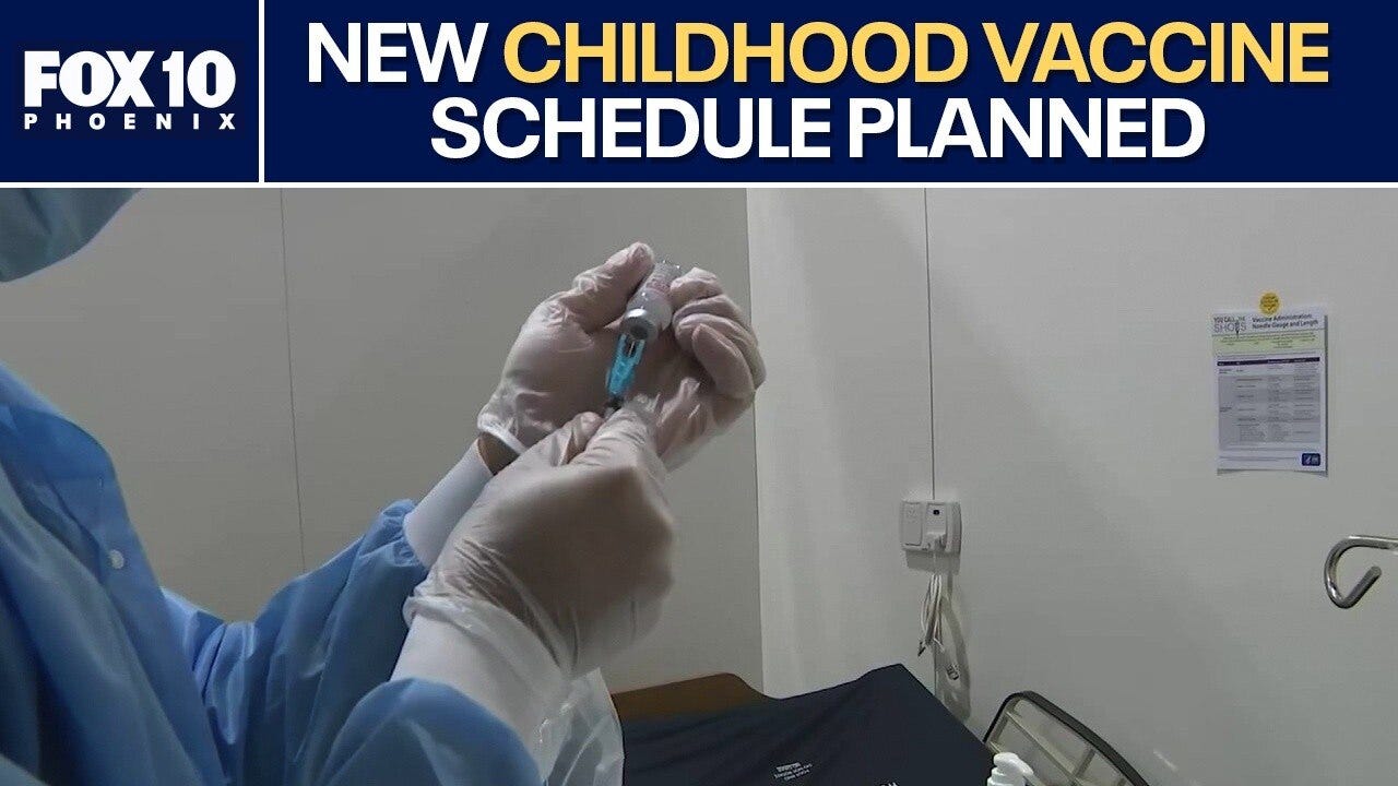 US planning childhood vaccine schedule overhaul