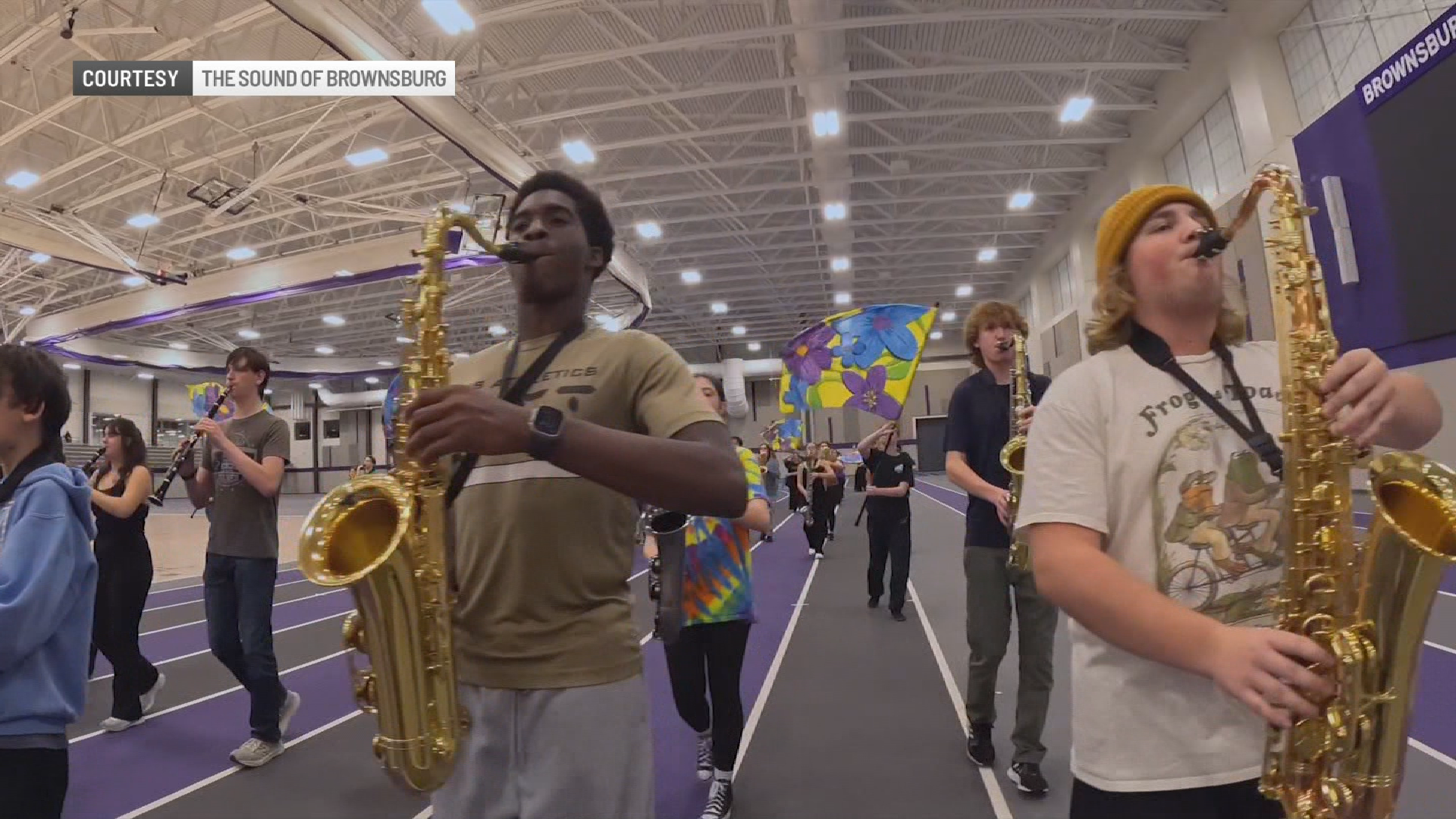 Brownsburg marching band readies for Rose Bowl appearance