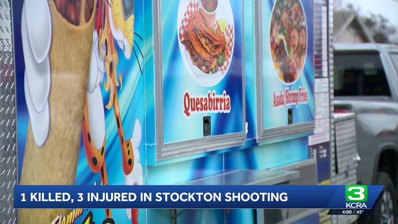 1 killed, 3 hurt in Stockton shooting