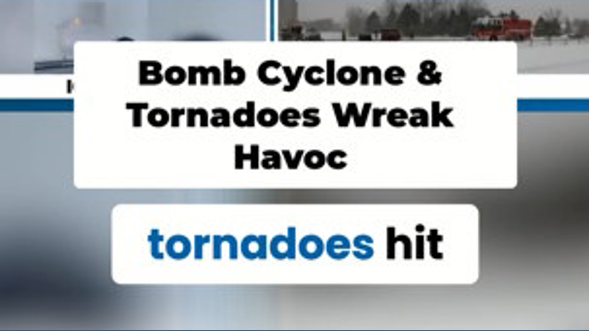 Bomb cyclone slams northeast: Midwest blizzard aftermath