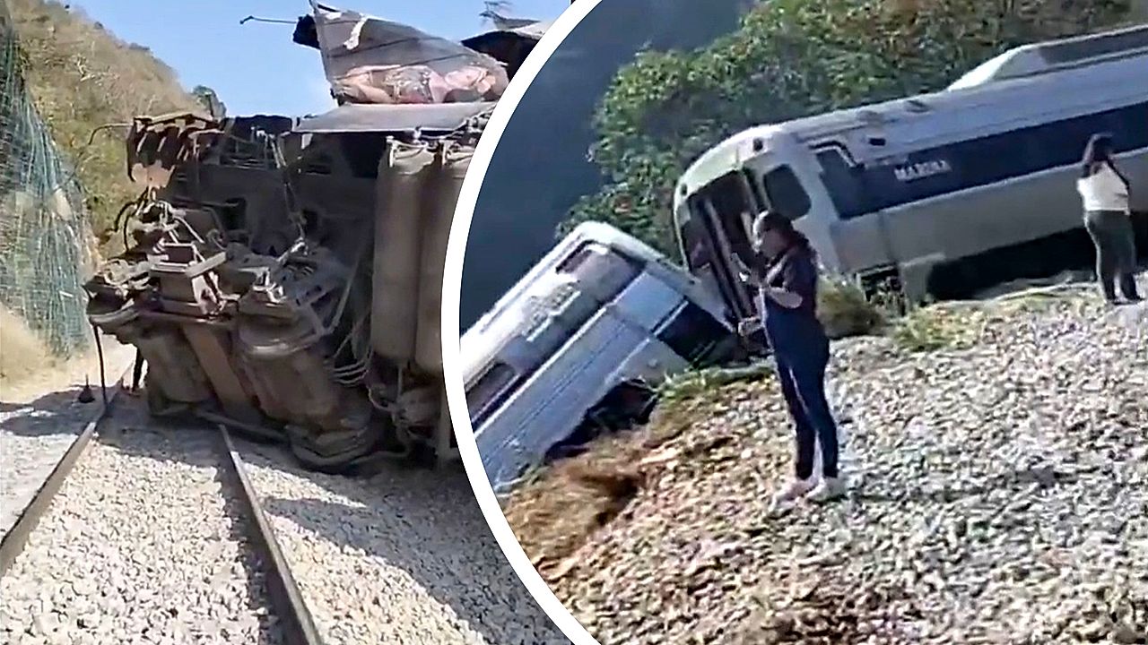 Train carrying 250 passengers derails in Mexico, several dead and ...