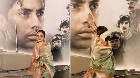 Rekha showers love upon Amitabh Bachchan's grandson Agastya Nanda at ...