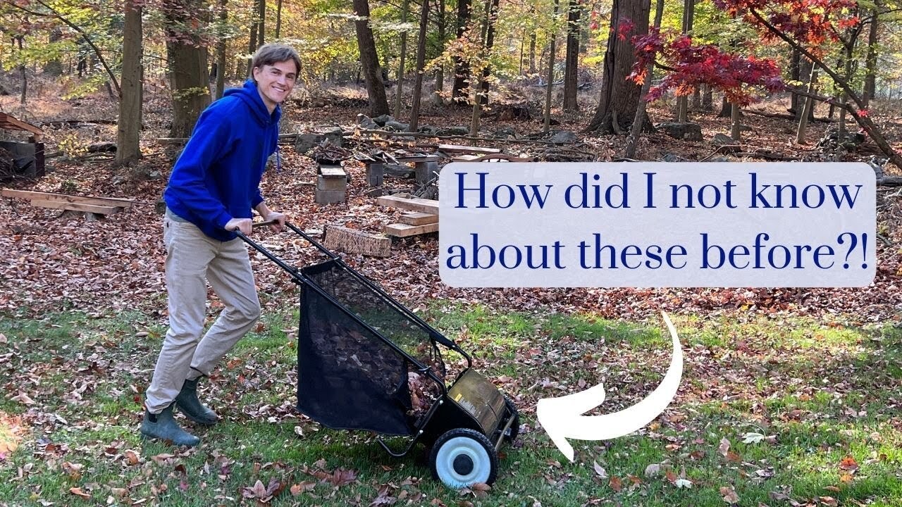 Lawn sweepers - favorite way for cleaning leaves in yard - Vevor