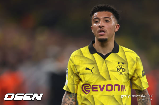 1415억 원에 사온 맨유, 산초 공짜로 내보내나... 도르트문트가 꾸준히 접촉