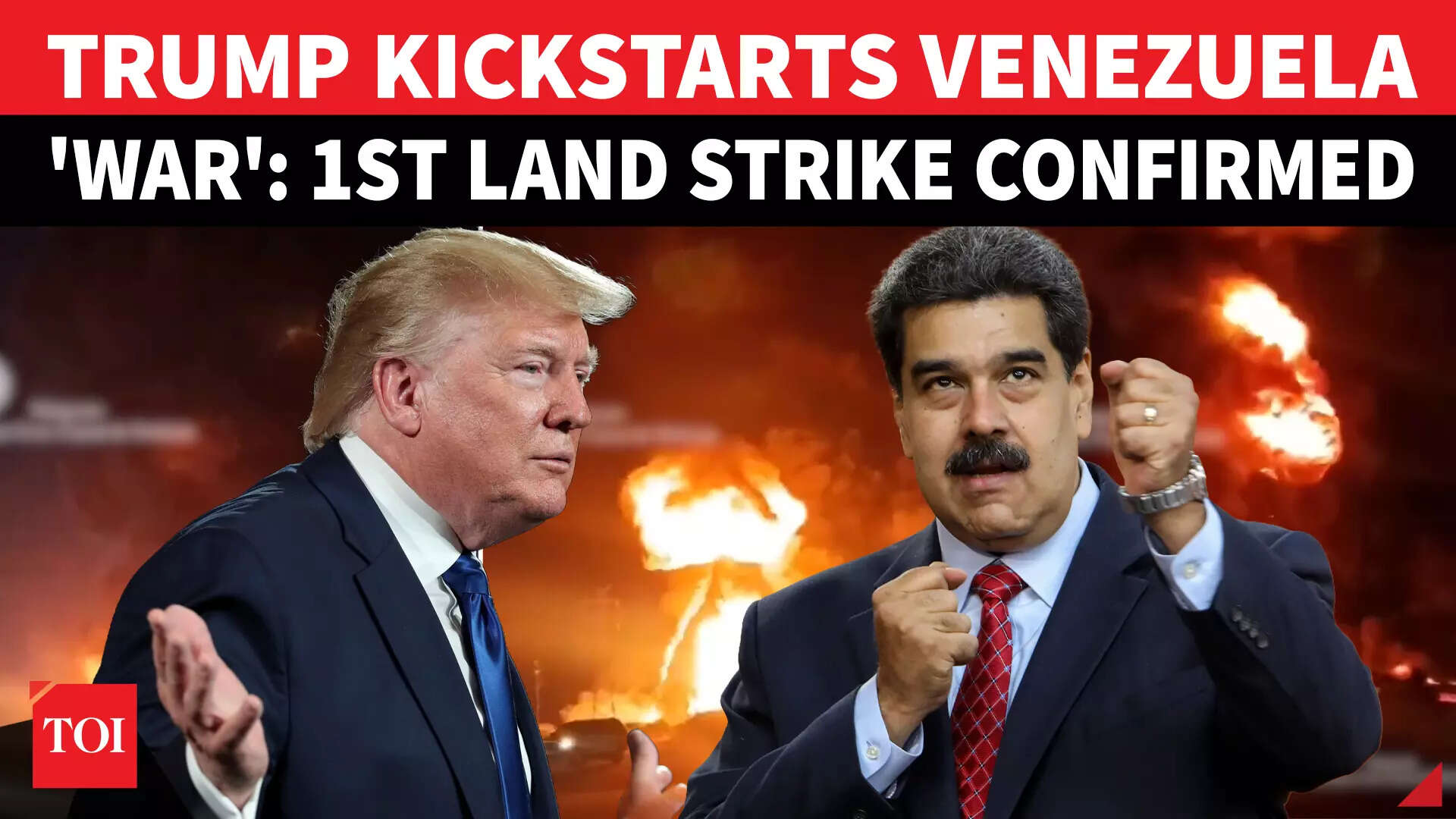 US' oil war: Trump confirms first land strike inside Venezuela, major ...