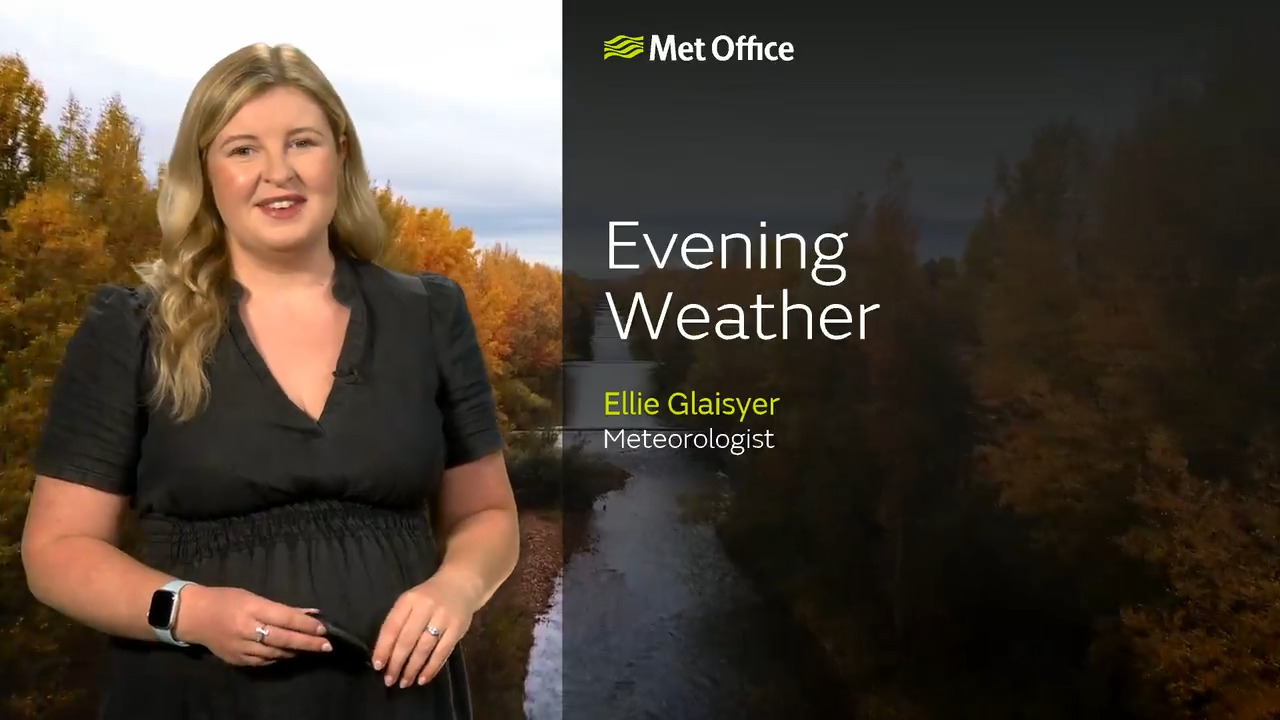 Met Office Sunday evening weather forecast 05/10/2025