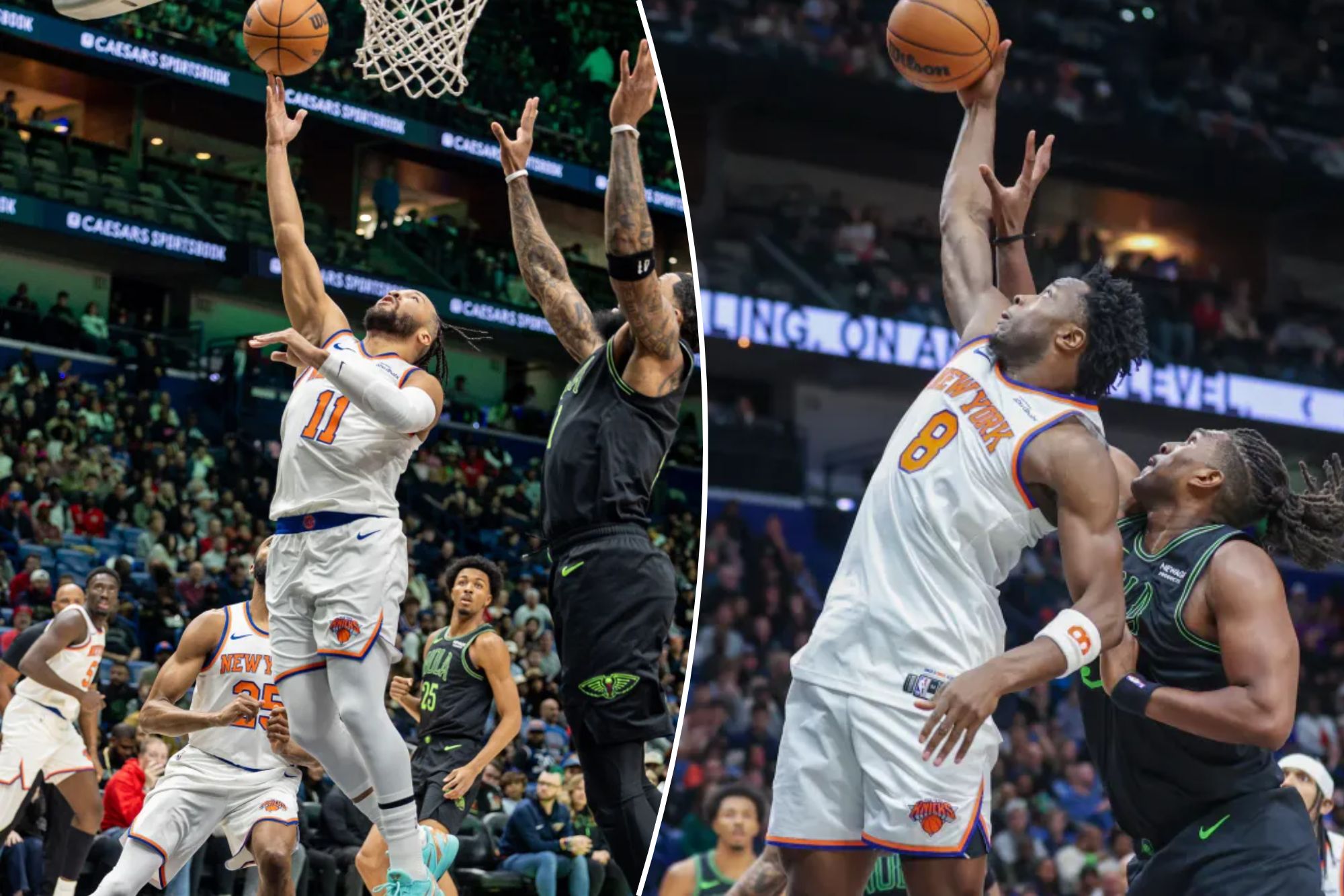 Jalen Brunson carries Knicks late again in sloppy win over Pelicans