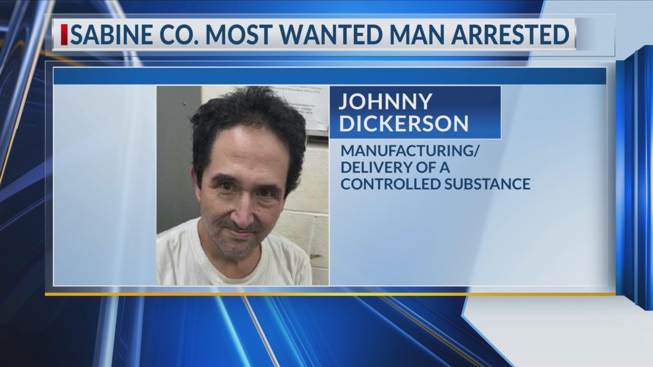 Man on Sabine County’s most wanted list arrested in meth bust operation