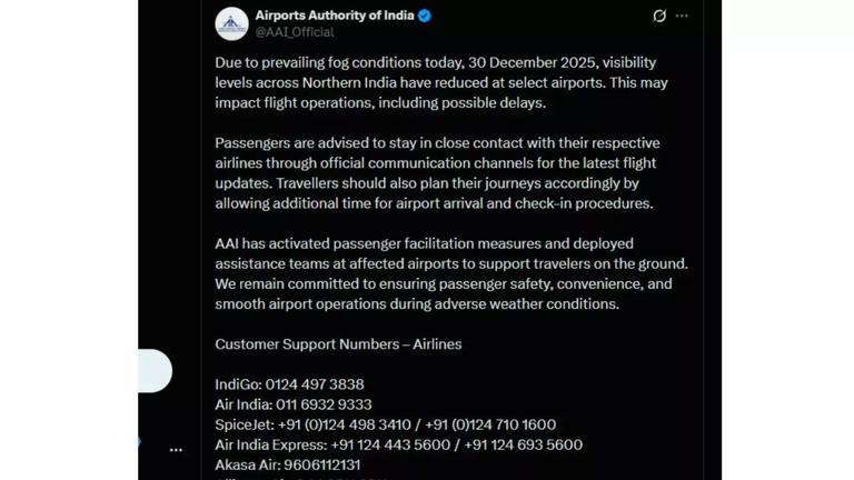 Delhi paralysed by dense fog: Several flights may face cancellations or ...