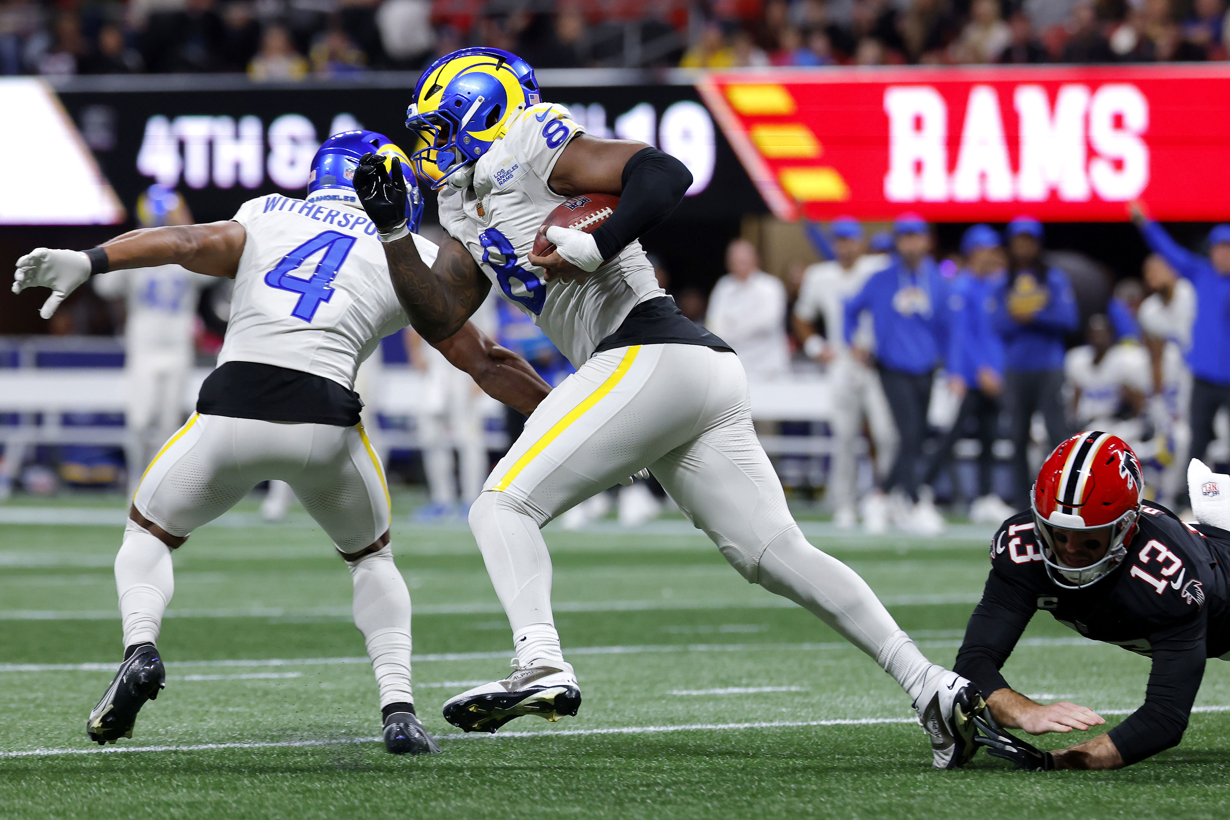 Rams-Falcons final score: LA shows up too little too late