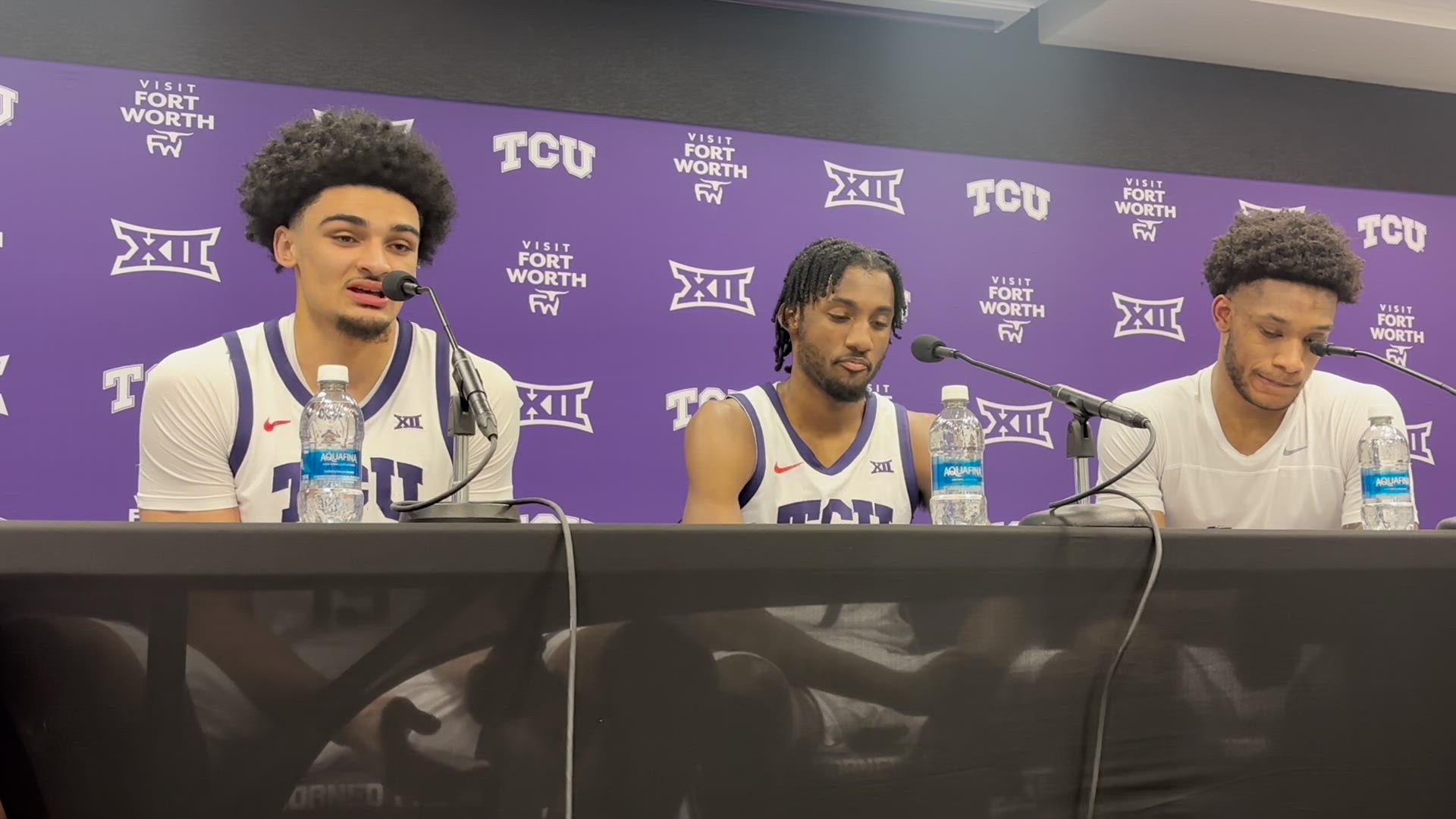 David Punch, Kayden "Bugg" Edwards, and Micah Robinson talk TCU win ...