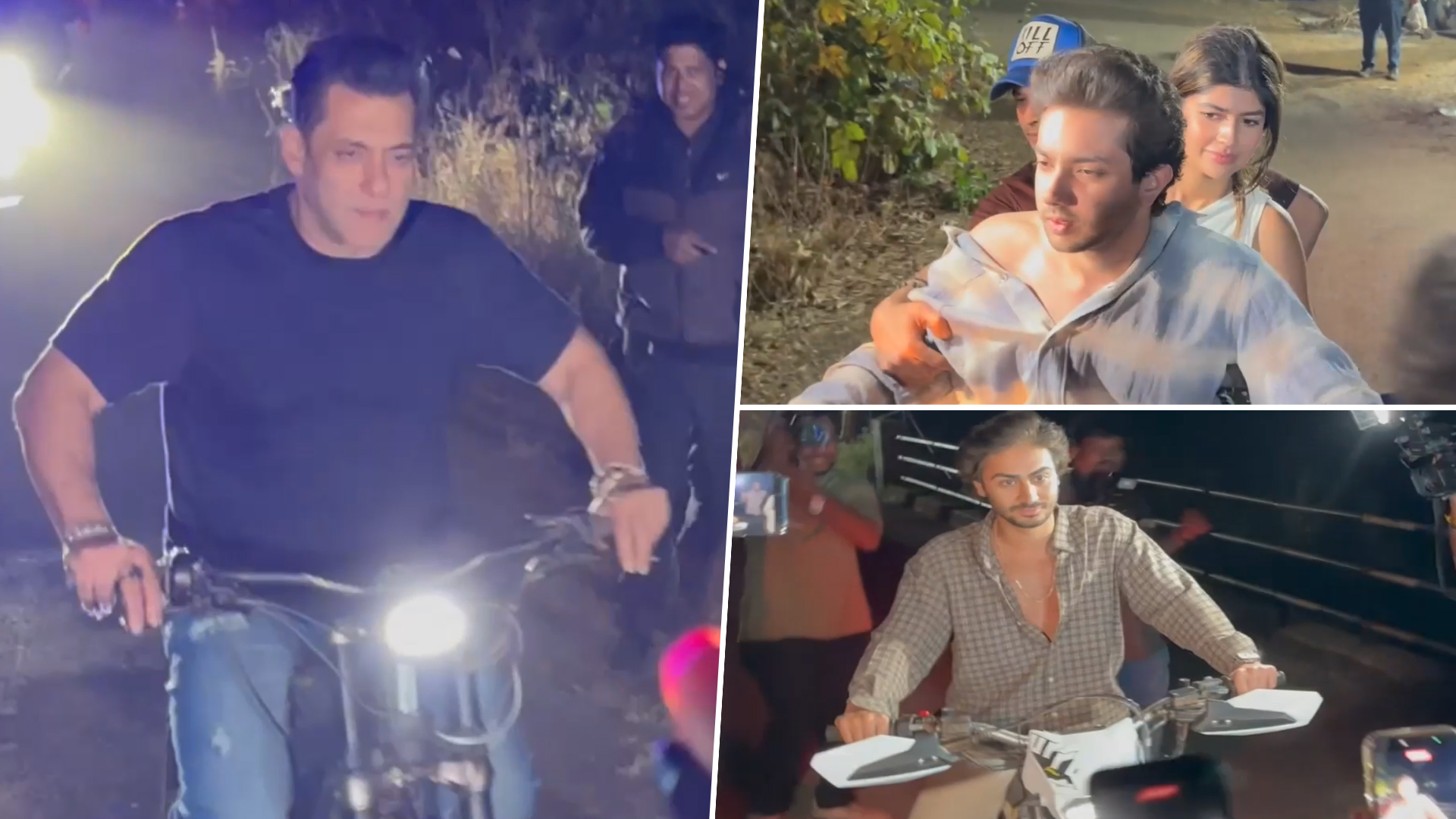 Salman Khan, Arhaan Khan, Nirvan Khan & Anjini Dhawan's ATV bike ride ...