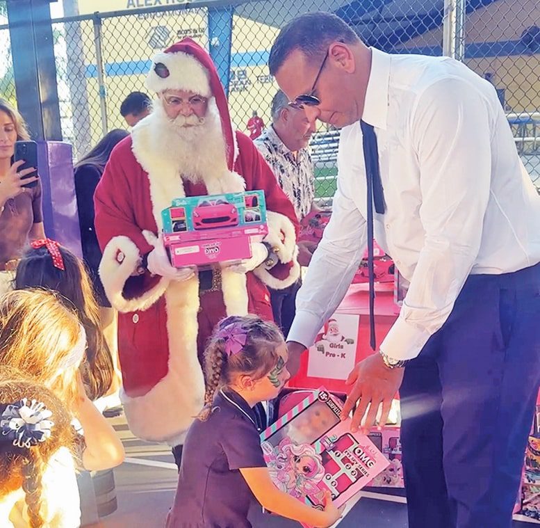 A-Rod helps brighten holiday season at Boys & Girls Club