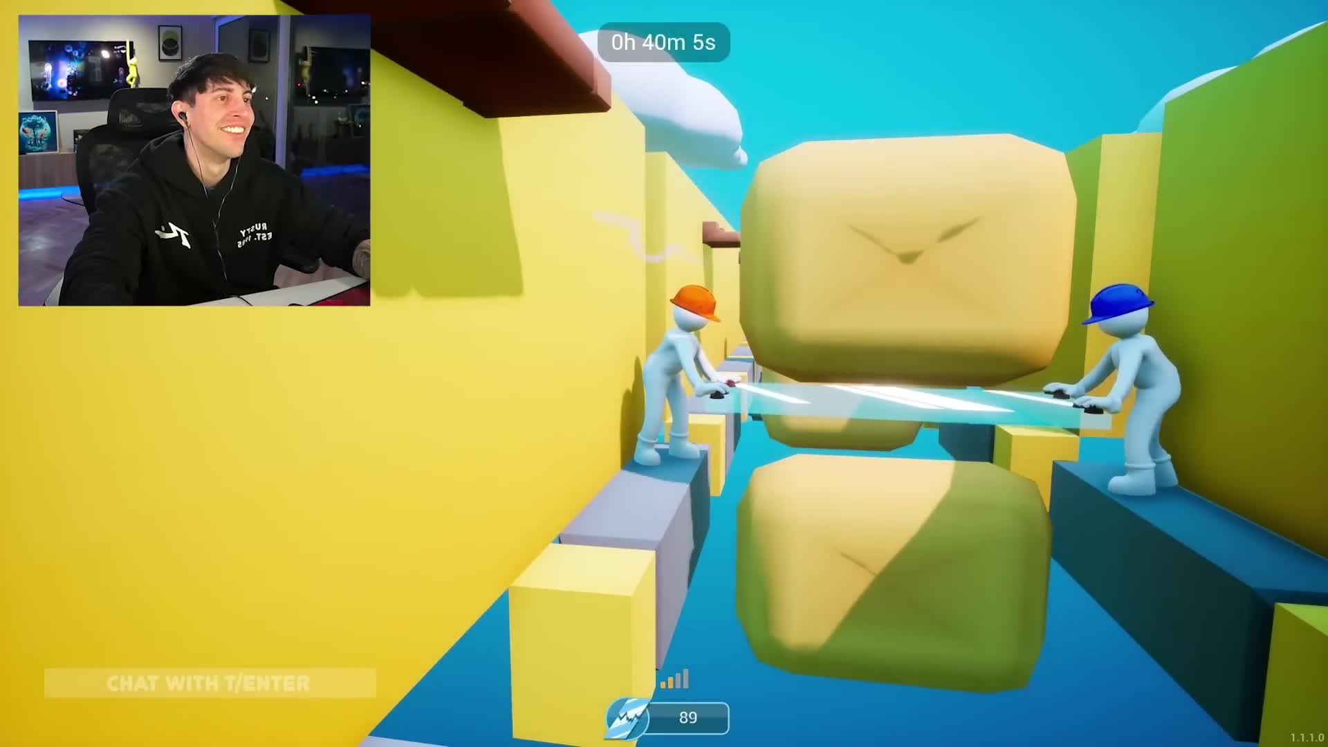 Que no se rompa el vidrio, Thiago!😨