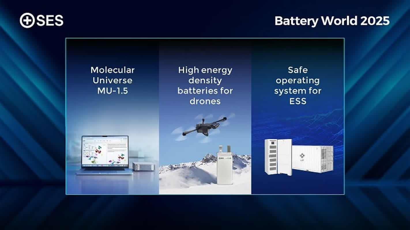 SES AI, 배터리월드 2025에서 MU 1.5 공개...주요 사업 로드맵 제시