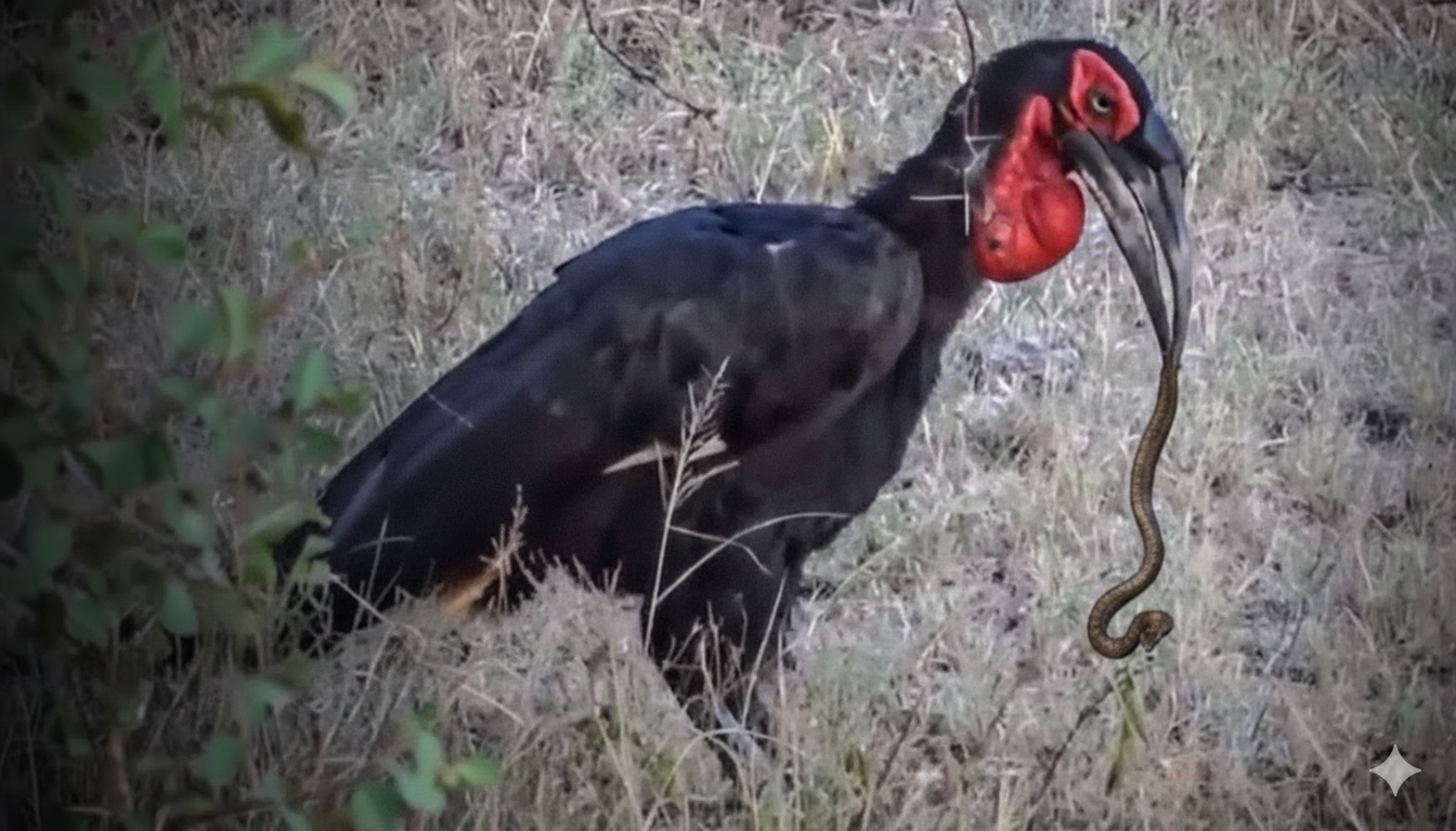 How speed and precision made this bird a snake specialist