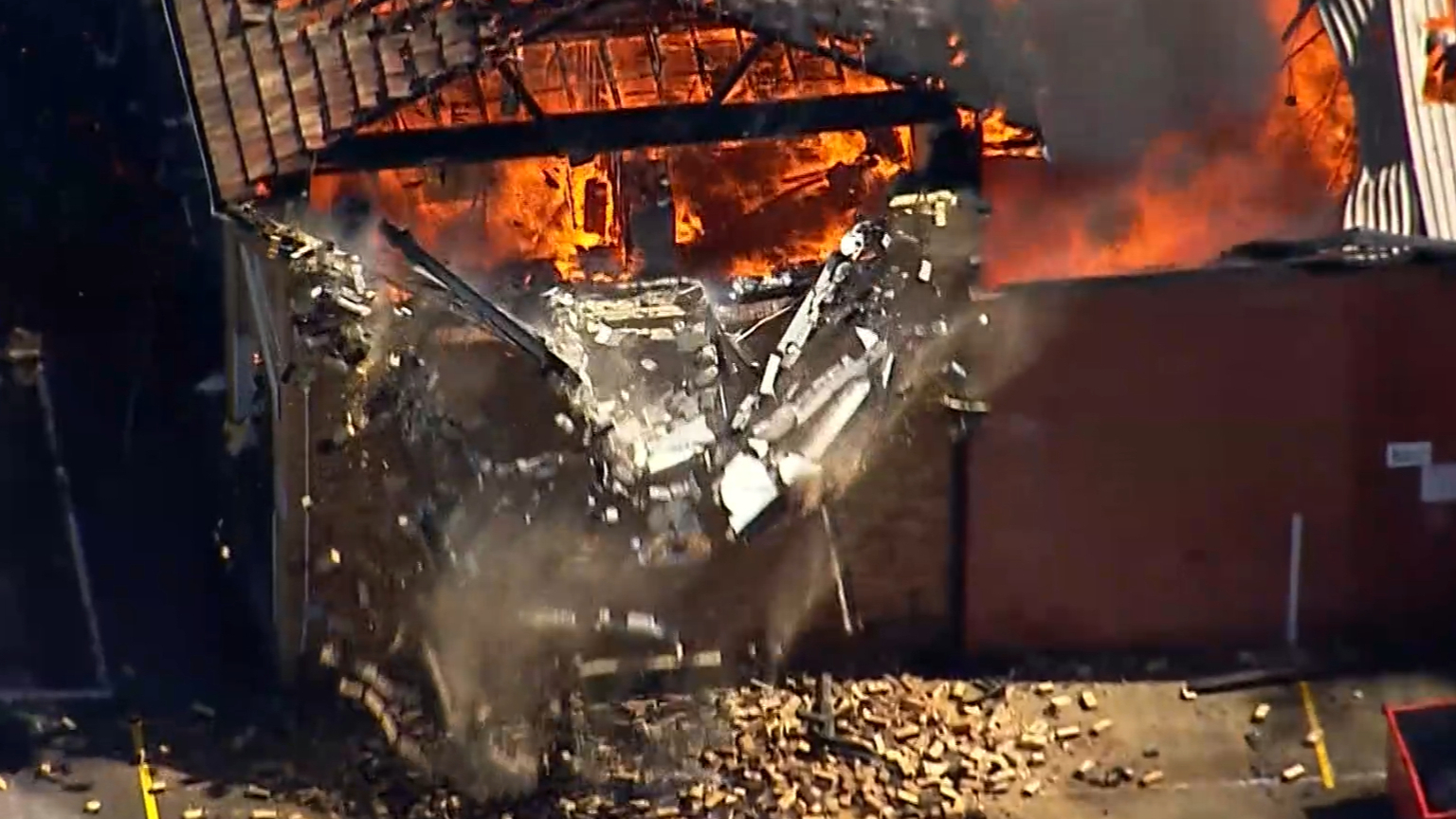 More than 60 firefighters work to extinguish factory fire in Sydney's west