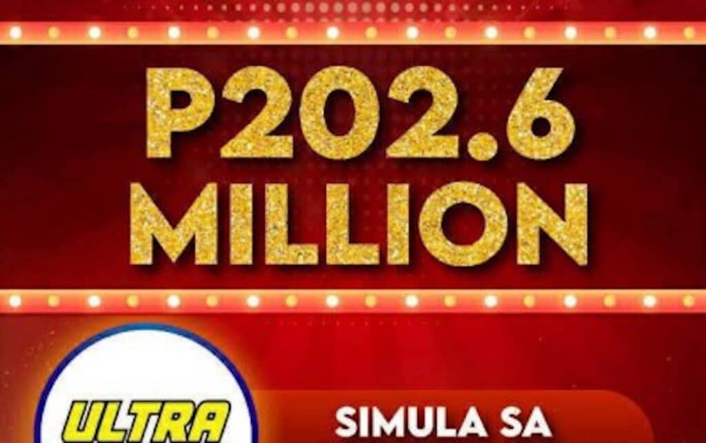 Ultra Lotto 6/58: PCSO ups jackpot prize to P202.6M for Tuesday draw