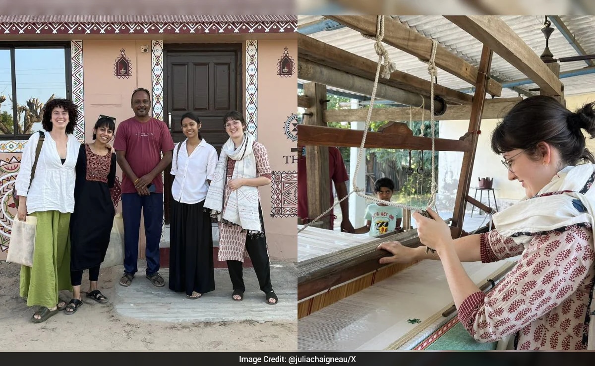 "Craft here doesn't live in museums": Woman praises Indian artists and ...