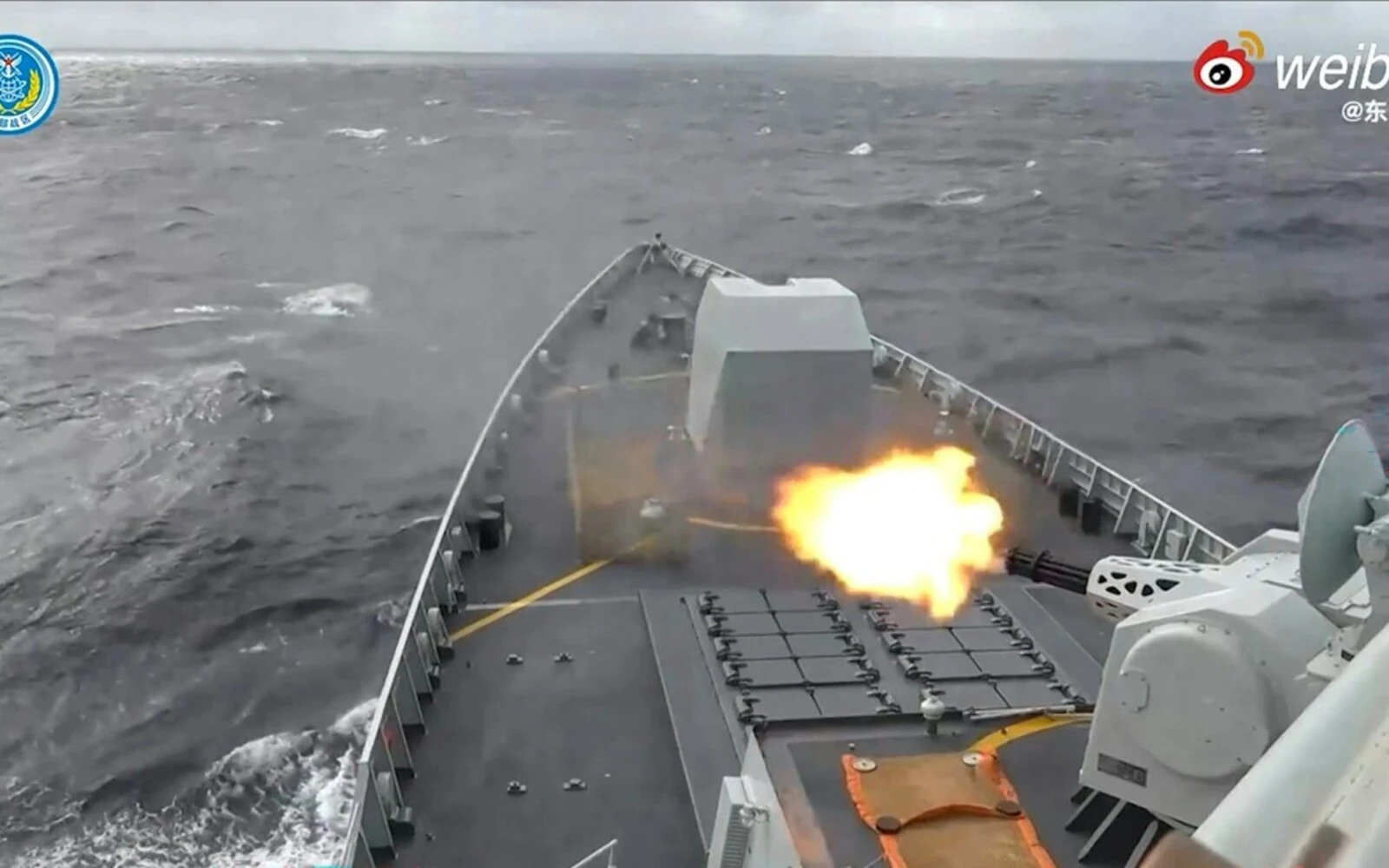 China fires rockets towards Taiwan in war games simulating blockade