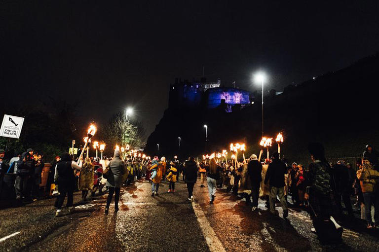 Scotland keeper kicks off Edinburgh's Hogmanay celebrations with ...