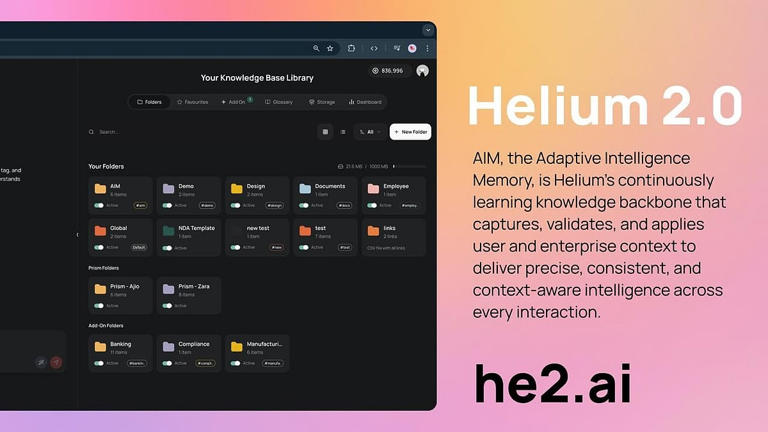 Helium AI: The Slack-like AI to redefine your business workflow