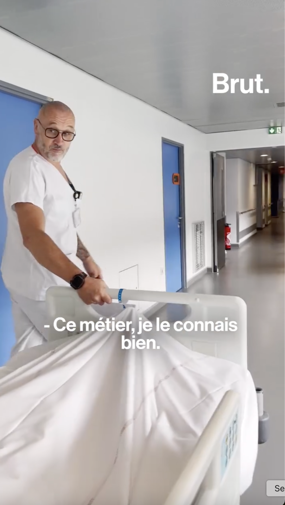 Le quotidien de Christophe, brancardier