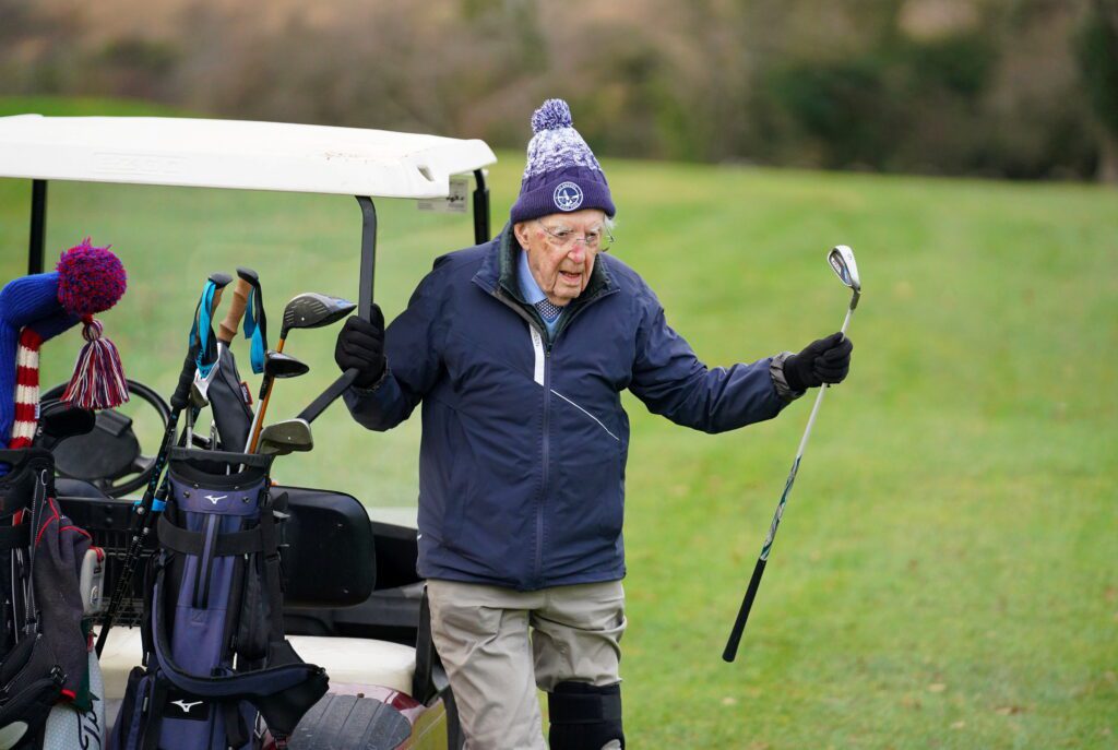 Hole in 101! Centenarian is UK’s oldest golf champ after historic win