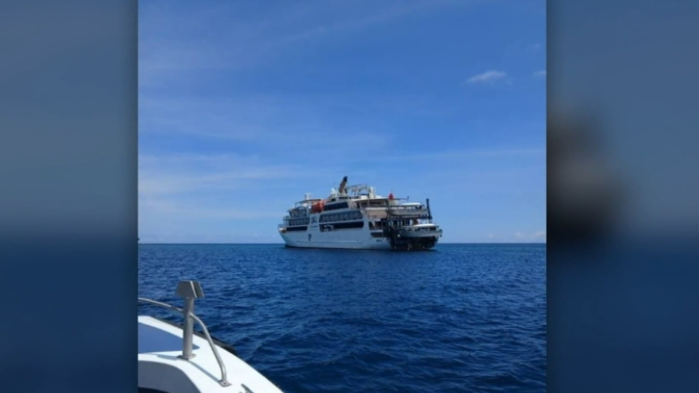 Embattled Australian cruise ship detained after running aground off PNG